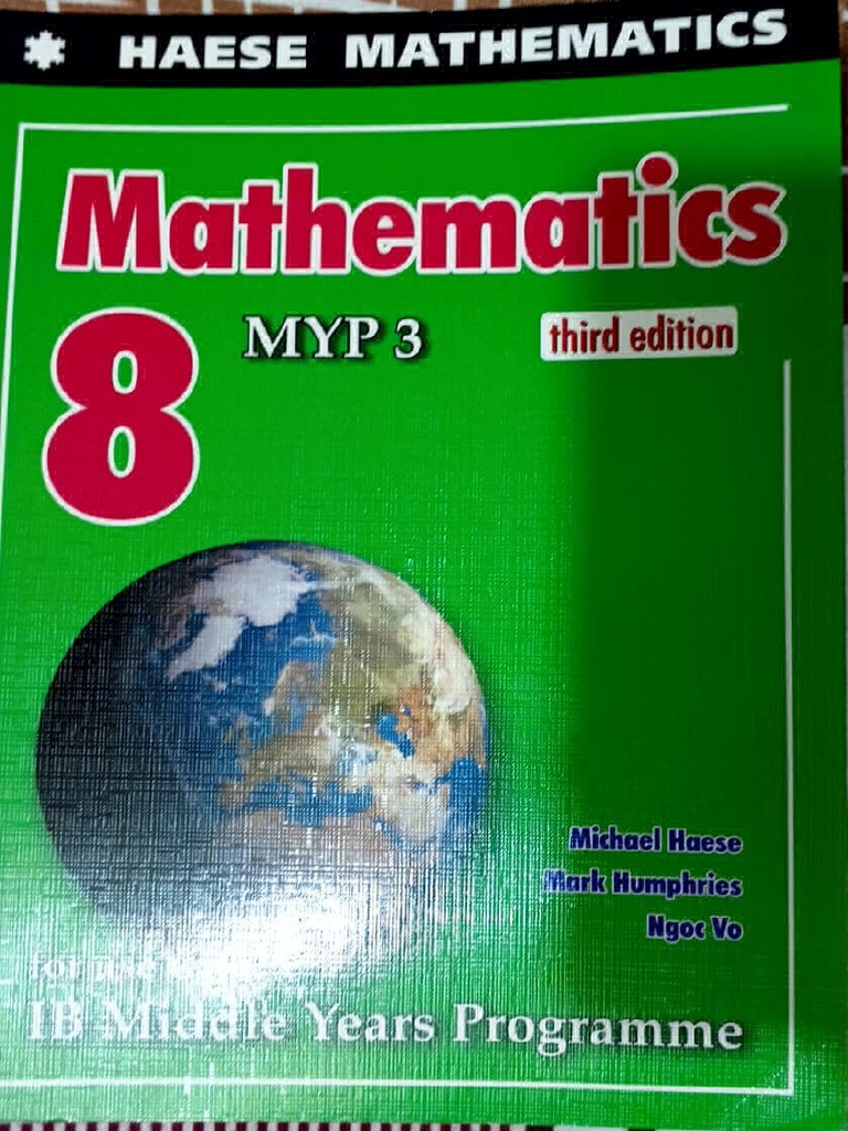 MATHS Gr8 MYP3 3RD EDITION | PDF