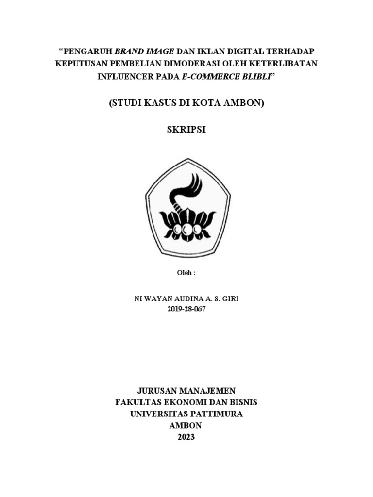 Skripsi 95% | PDF