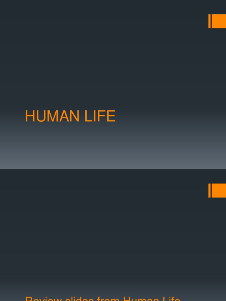 1 Lesson 5 Human Life Part II Beginning of Life | PDF
