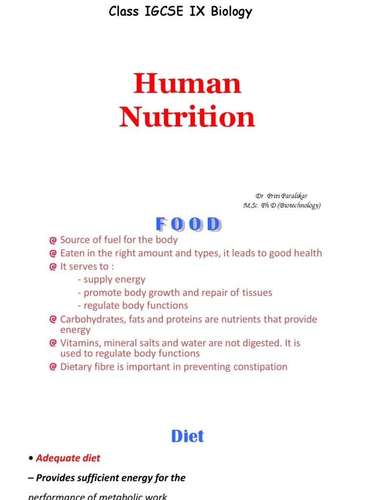 Chapter 7-Human Nutrition | PDF
