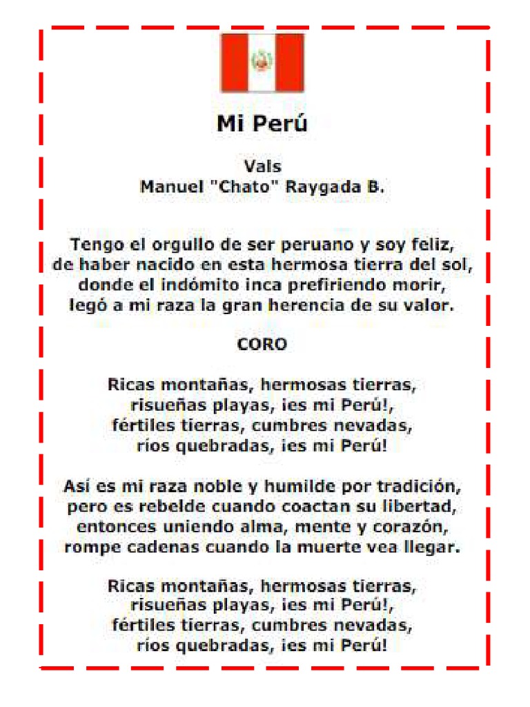 Cancion al Peru | PDF