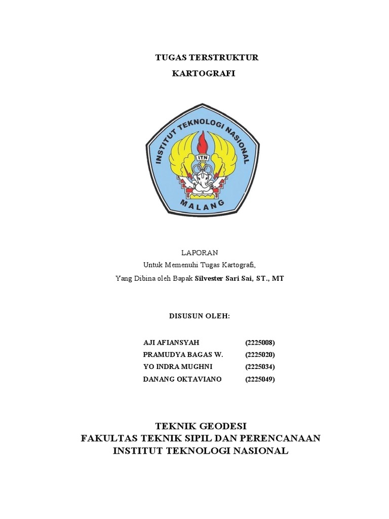 Laporan Praktikum Mata Kuliah Kartografi | PDF Laporan Praktikum Mata Kuliah Kartografi | PDF