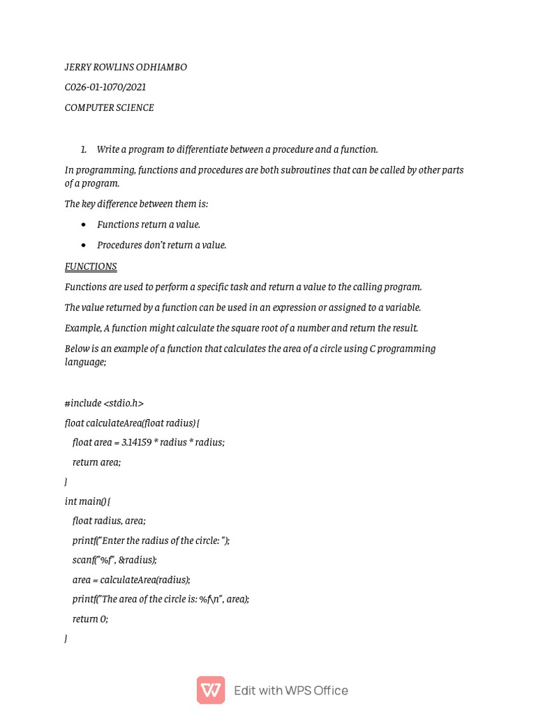 Assignment programming languages | PDF Assignment programming languages | PDF