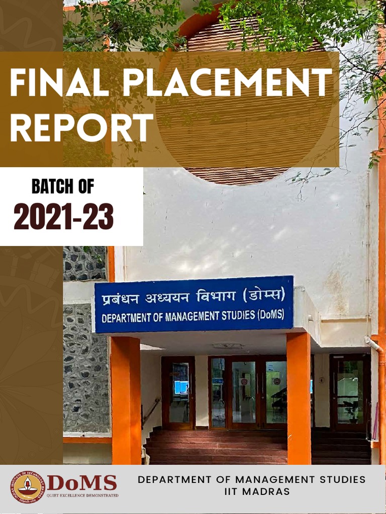 Placement Report 2023 | PDF | Business | Economies
