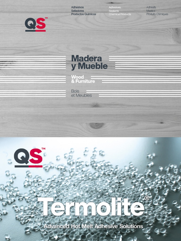 QS Adhesivos - Madera y Mueble | PDF