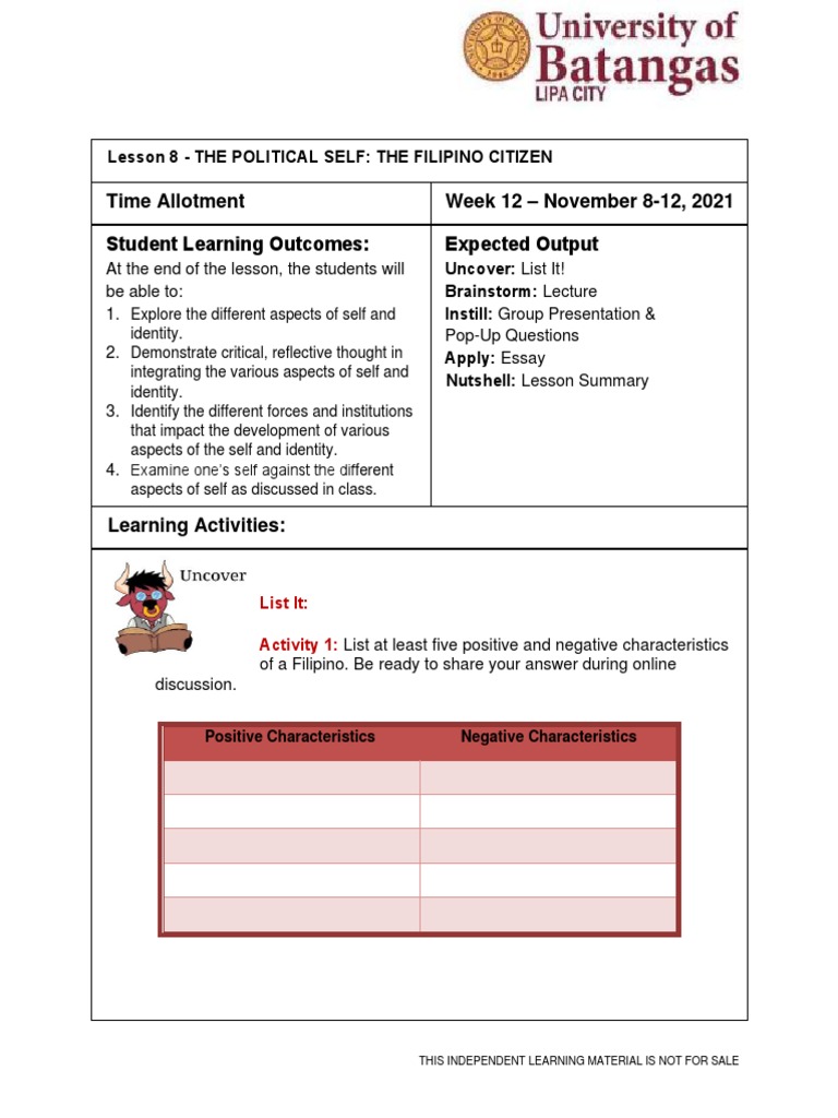 Ilm Us Module 2 Lesson 8 | PDF