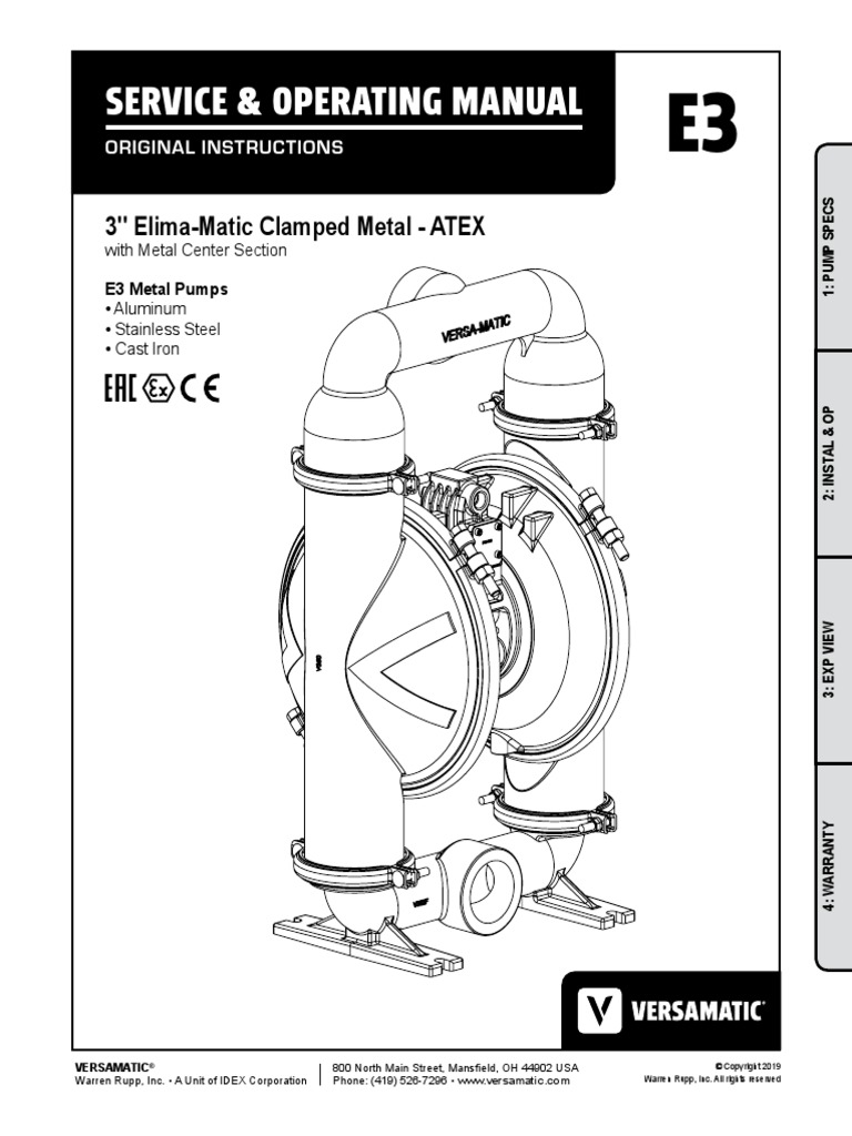 Manual Versamatic | PDF