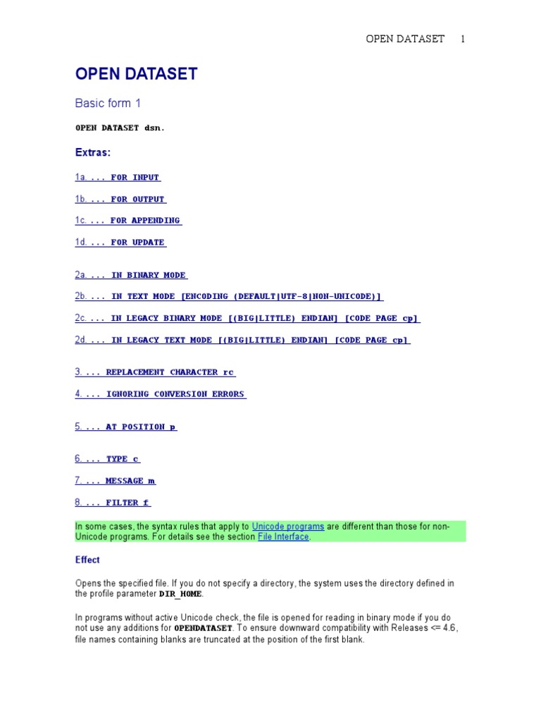 Open Dataset | PDF