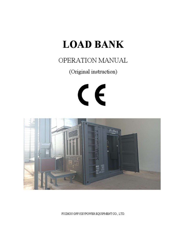 Keypower Load Bank Operation Manual | PDF