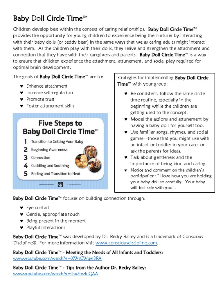 Baby Doll Circle Time | PDF