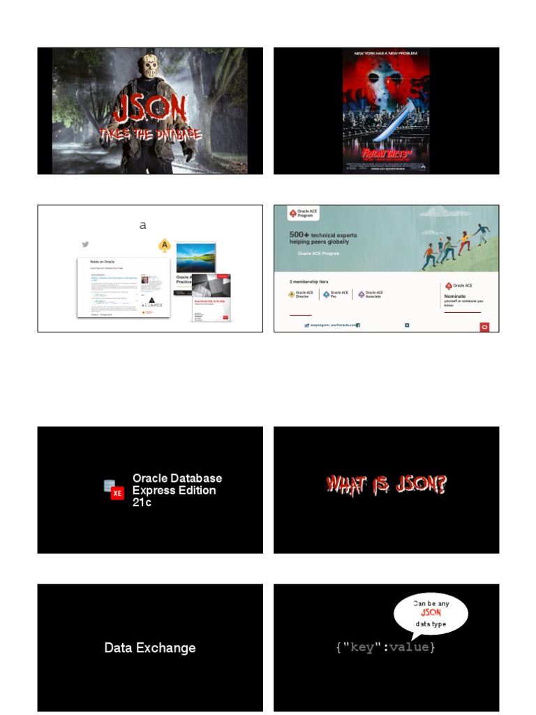 Alex Nuijten-JSON Takes the Database | PDF | Boolean Data Type | Json