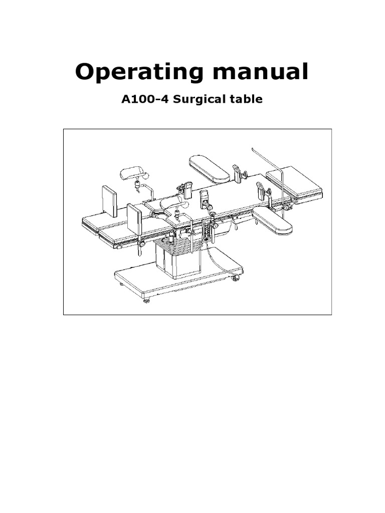 Copia de A100-4 User's Manual | PDF | Disinfectant | Electricity