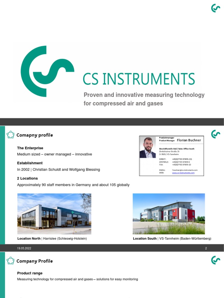 CS Instrument | PDF | Flow Measurement | Leak