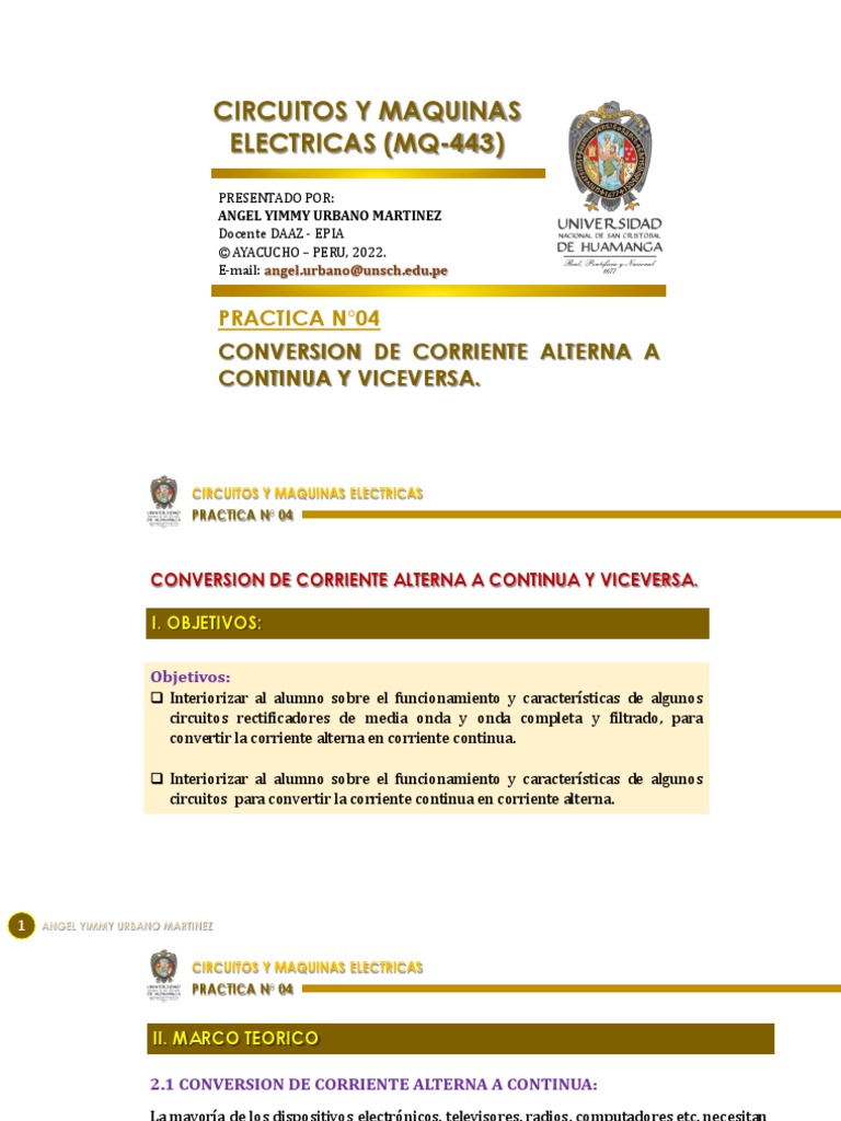 Conversión de Corriente AC a DC y Viceversa | PDF