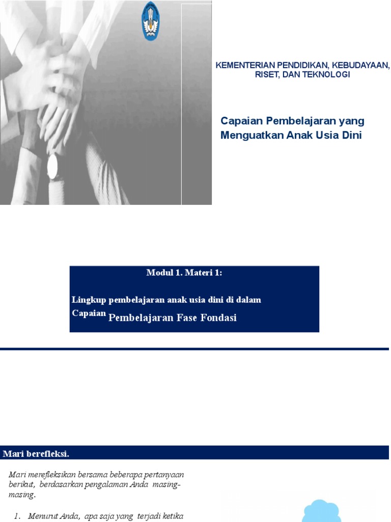 Modul Kurikulum Merdeka PAUD | PDF