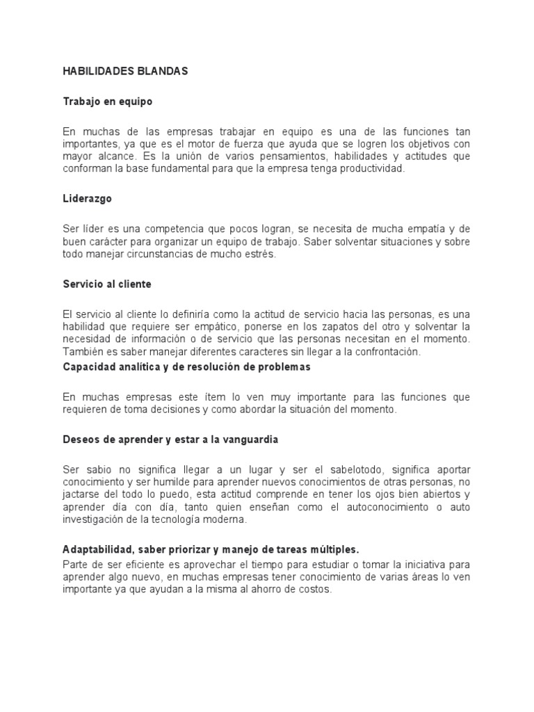 Habilidades Blandas Pdf