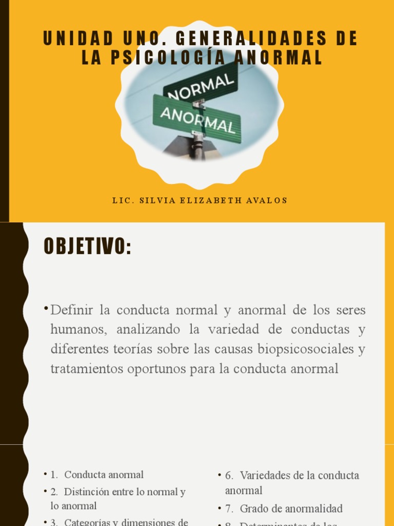 Normalidad y Anormalidad | PDF
