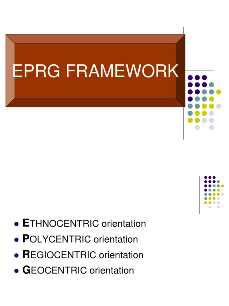 EPRG Framework | PDF | Marketing | Market (Economics)