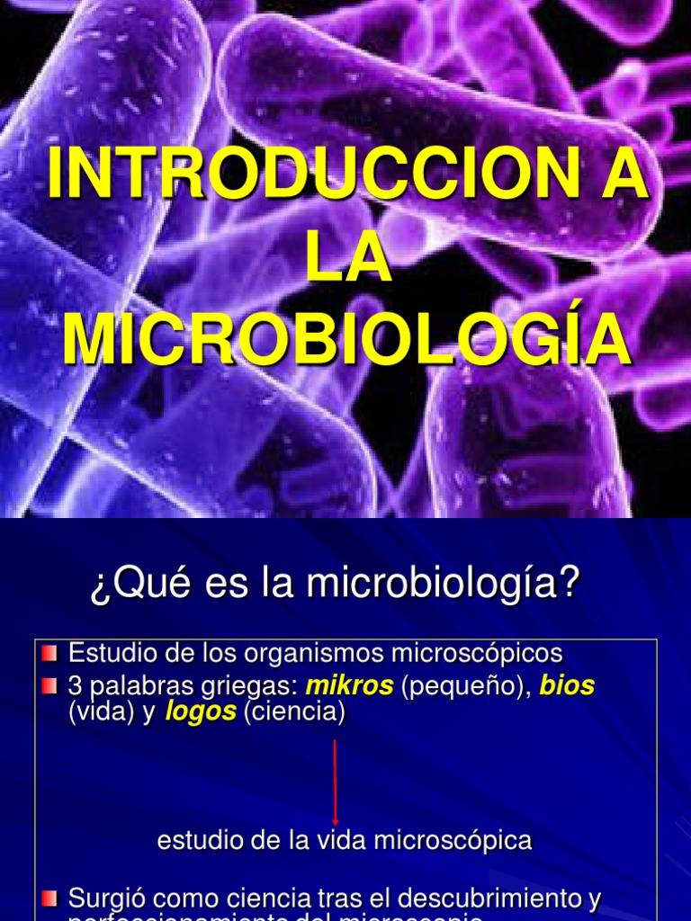 Tema 1 Introduccion A La Microbiologia | PDF