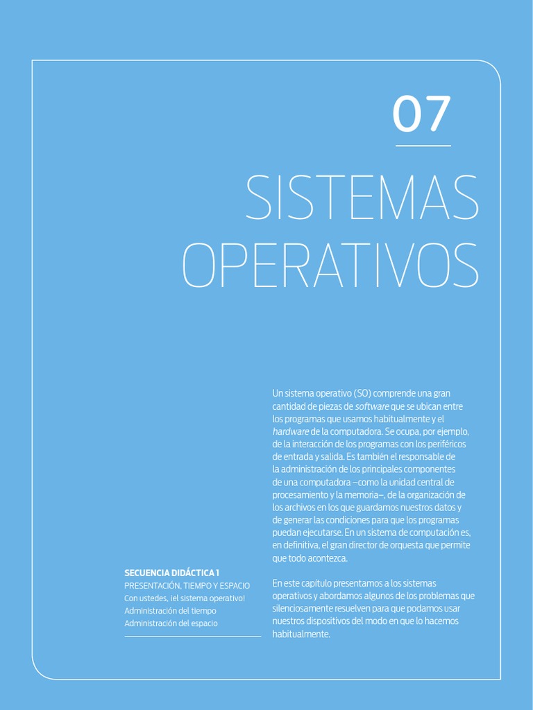 Sistemas Operativos | PDF