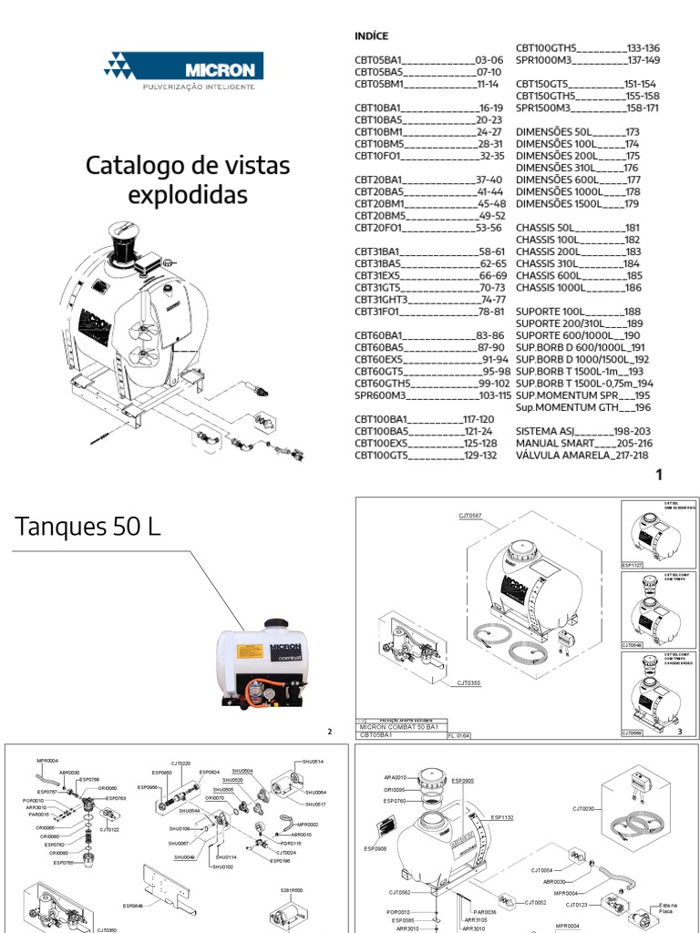 Vista Explodida Tanque Combat | PDF