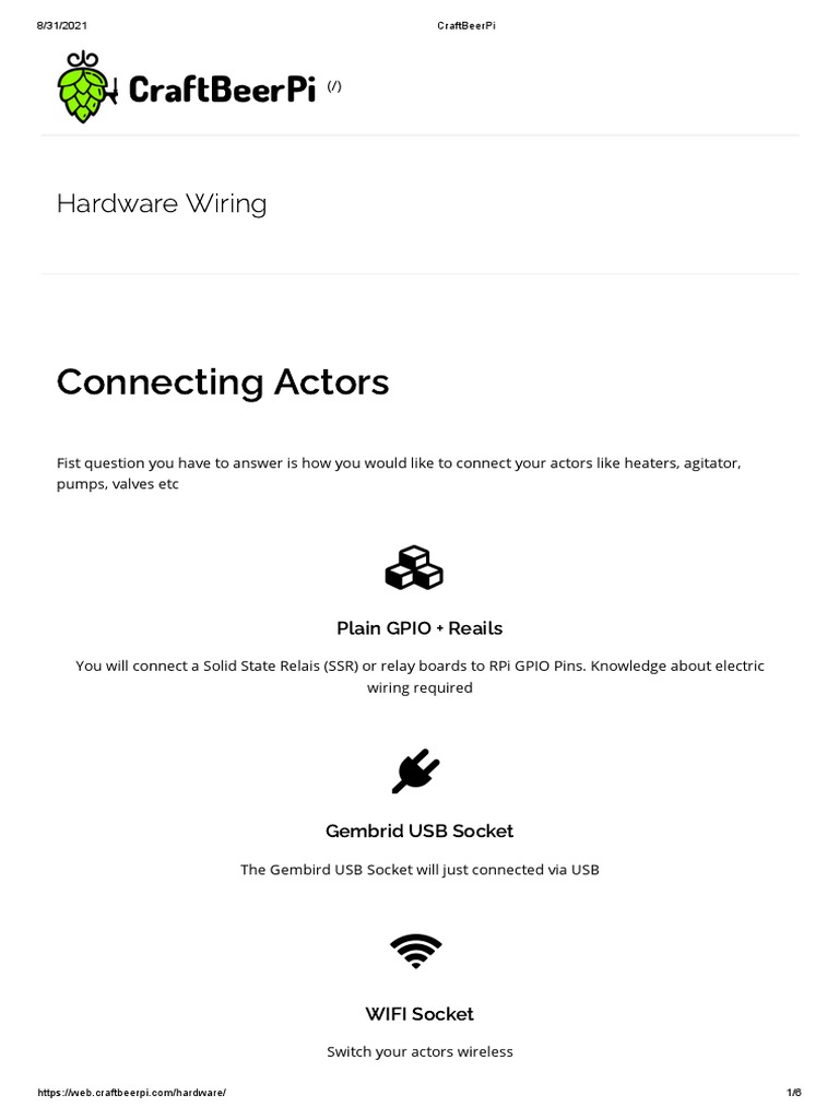 CraftBeerPi Hardware Setup Guide | PDF | Technology & Engineering