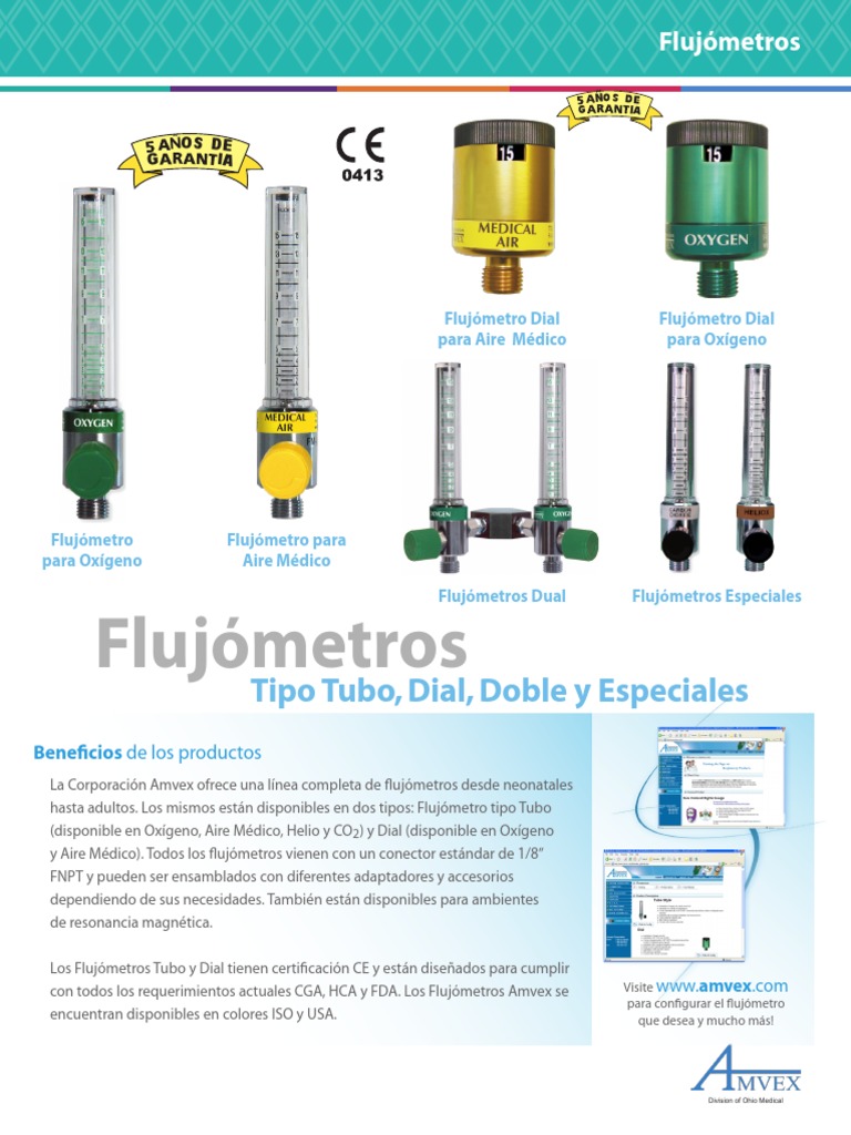 Ficha Tecnica Flujometros | PDF