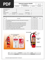 Fire Hydrant Inspection Check List | PDF | Hydraulics | Equipment