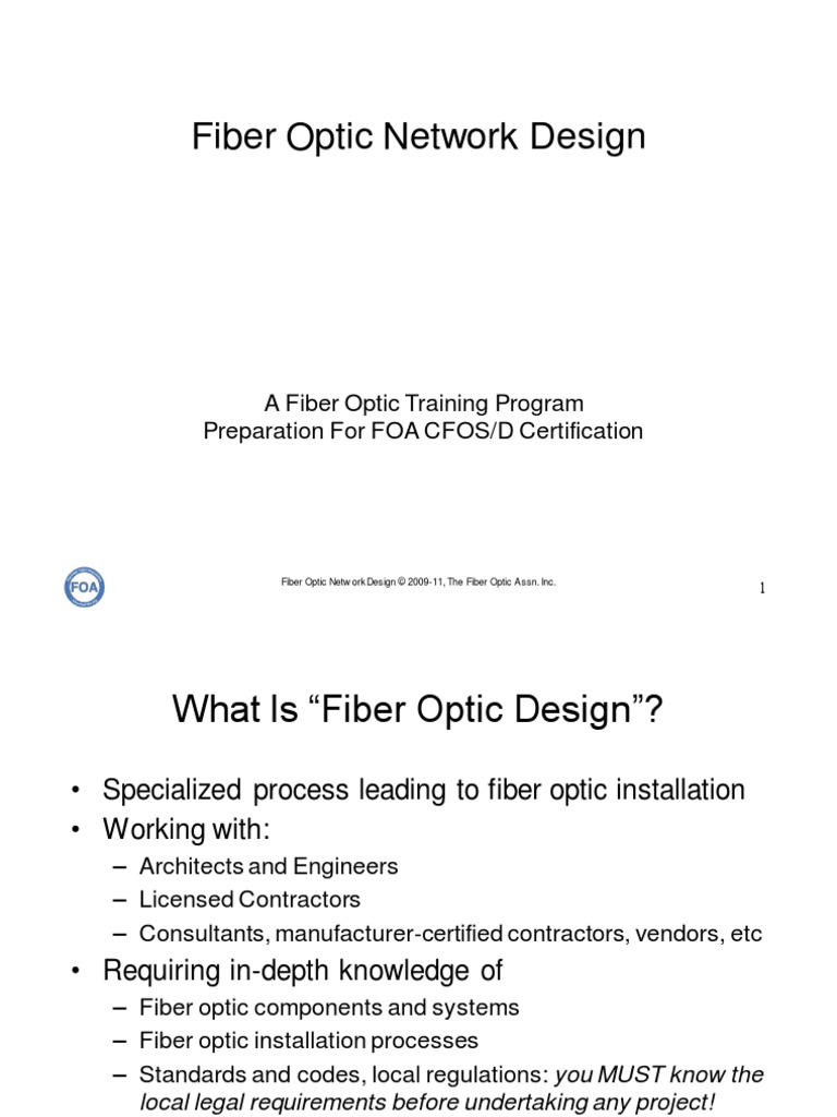 FO Design | PDF | Optical Fiber | Decibel