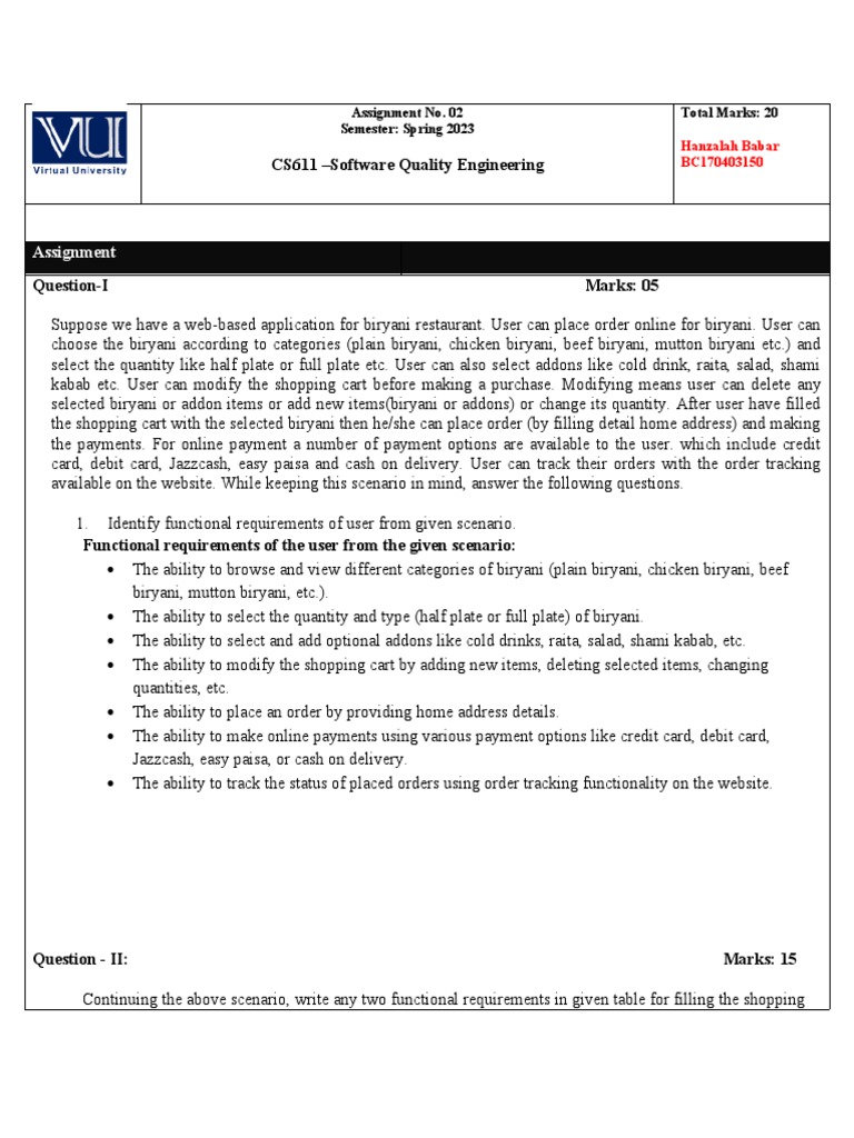 bc170403150 2023 - CS611 - 2 | PDF | Payments | Computing