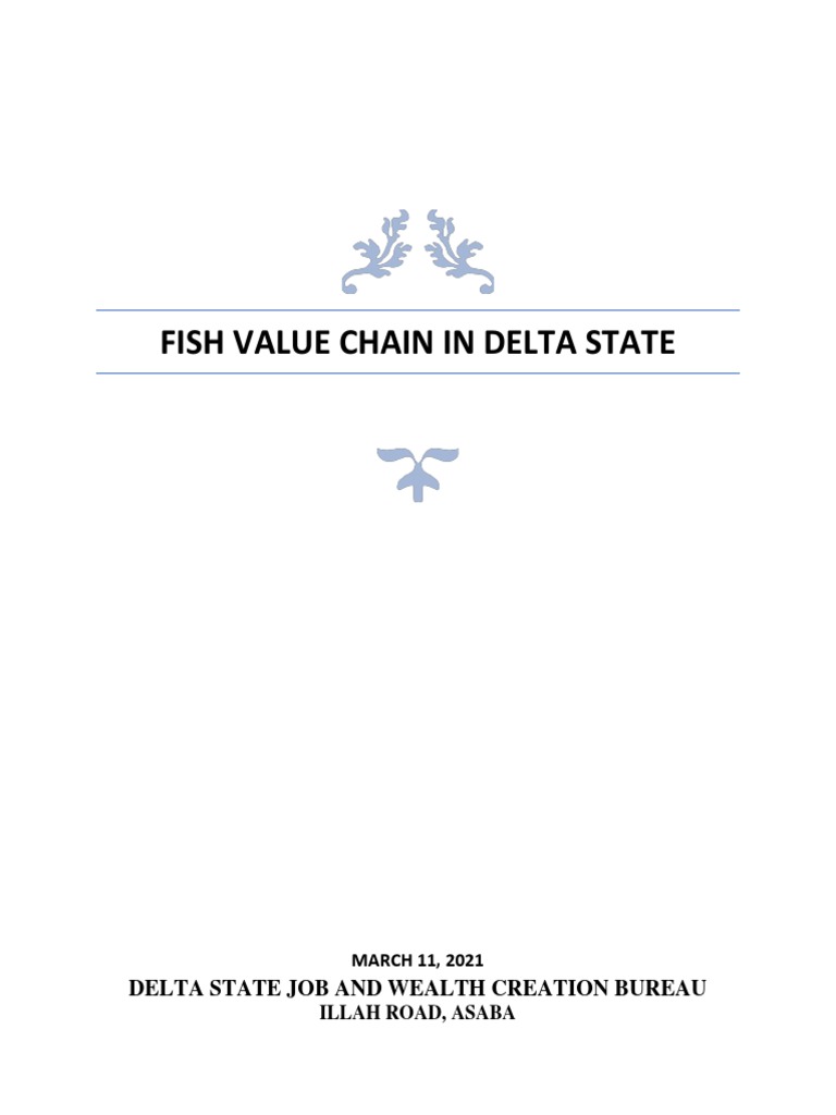 Fish Value Chain in Delta State | PDF