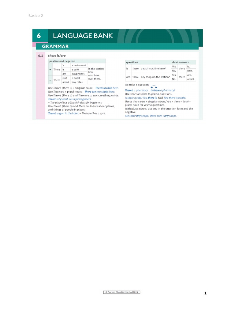 Language Bank 6.1 | PDF