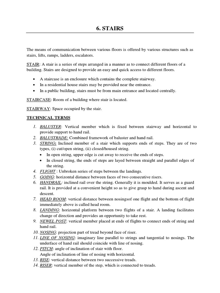 Stairs | PDF | Stairs | Buildings And Structures