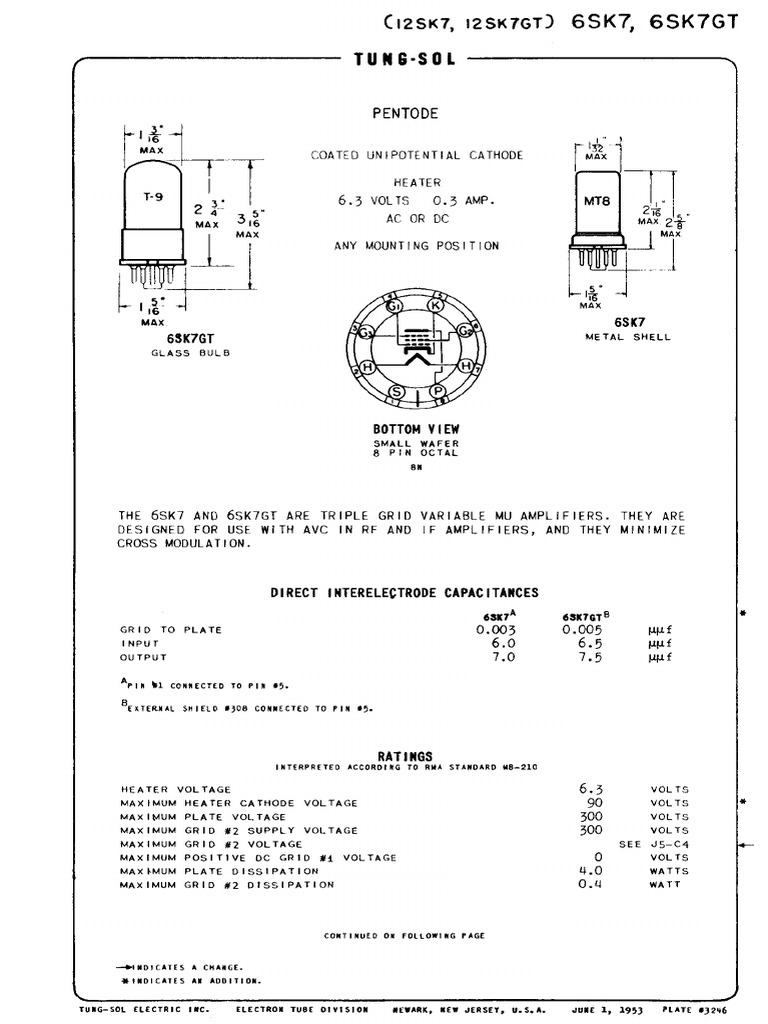 6SK7 | PDF