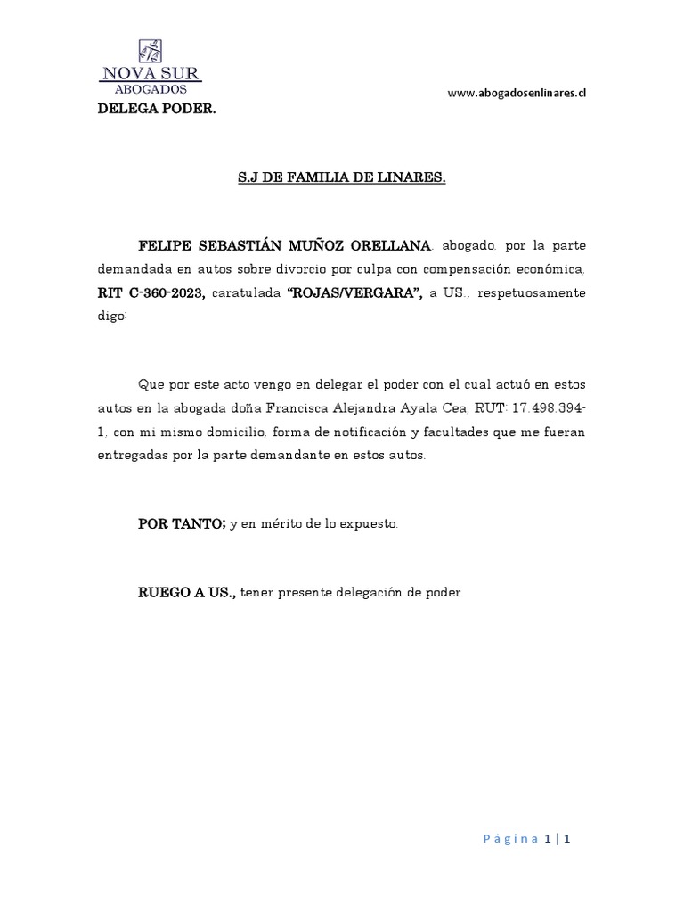 Delega Poder 1 | PDF