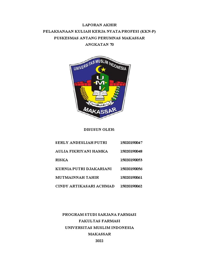 Laporan KKN-P Kelompok | PDF | Karier & Perkembangan