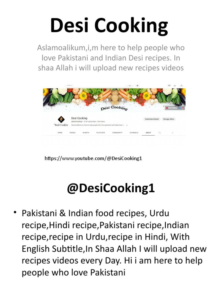 Desi Cooking | PDF