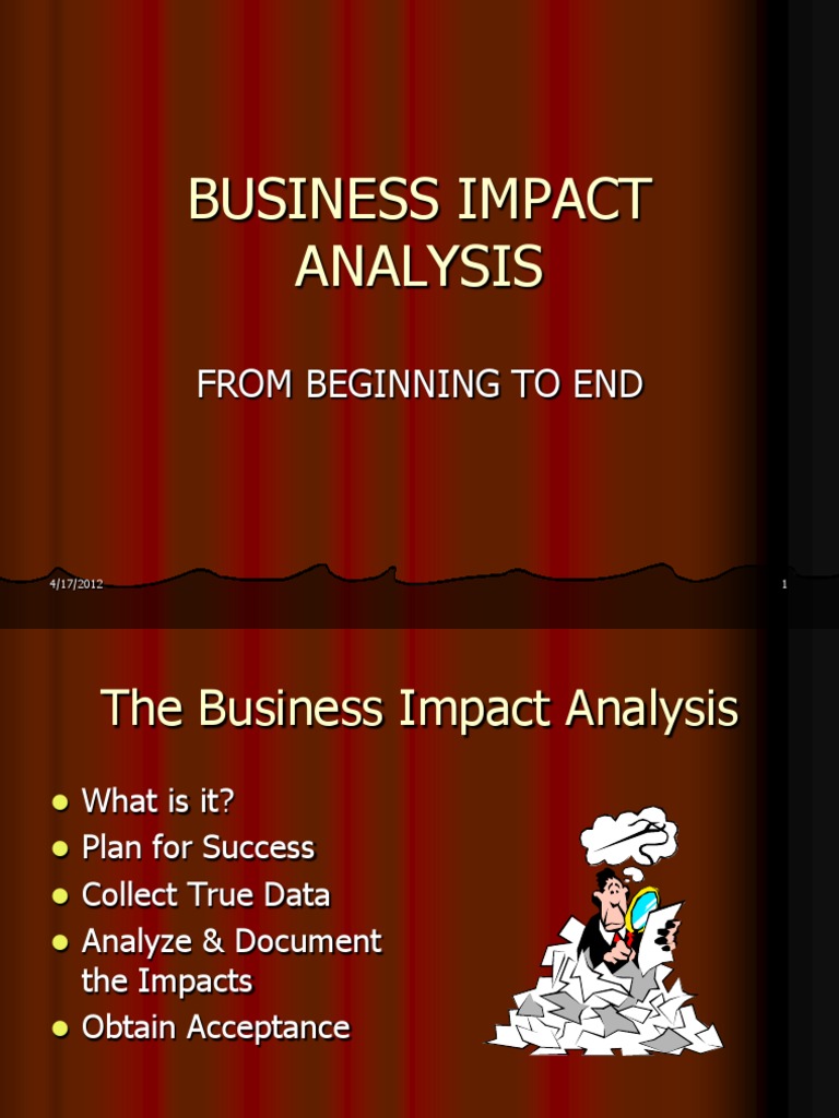 Business Impact Analysis | PDF | Business Continuity | Strategic Management