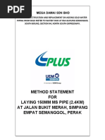 Method Statement For Pipe Jacking | PDF