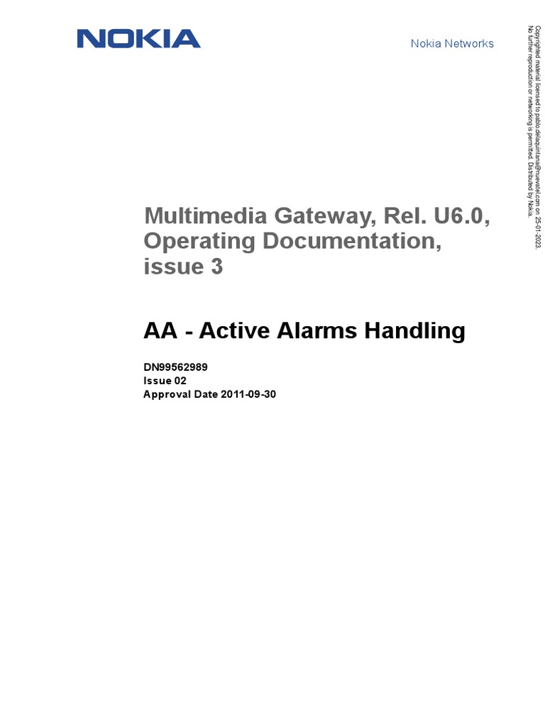 Aa Active Alarms Handling | PDF | Parameter (Computer Programming ...