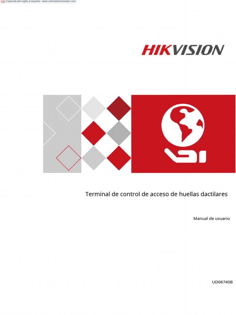 User Manual of DS-K1T804 (001-050) .En - Es | PDF | Contraseña ...