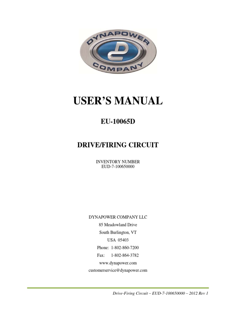 Drive-Firing Circuit - EUD-7-100650000 - 2012 Rev 1 | PDF | Amplifier ...