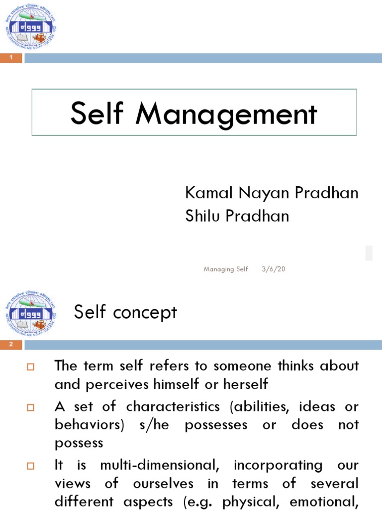 Self Management Strategies and Insights | PDF | Self Awareness | Self