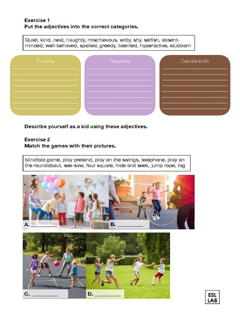 Childhood Stories - Vocabulary - S | PDF