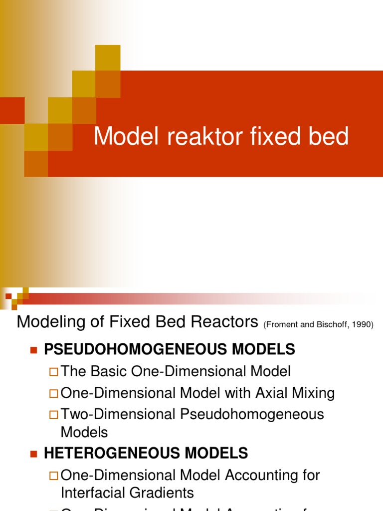 Model Reaktor Fixed Bed | PDF