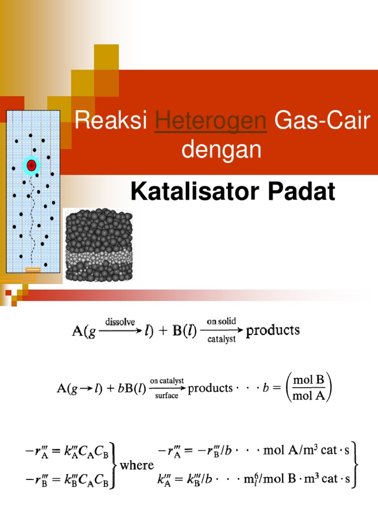 Reaksi Heterogen Gas-Cair Dengan Katalisator Padat | PDF