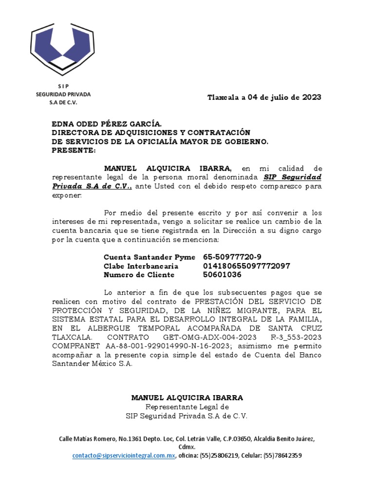 Carta Santa Cruz | PDF