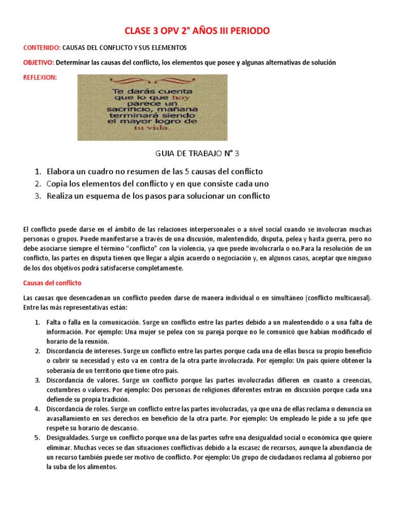 Clase 3 Opv Iii P 2° | PDF