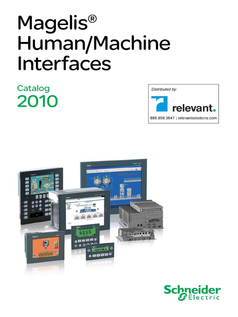 Schneider Magelis Series Catalog | PDF | Programmable Logic Controller | Computer Terminal