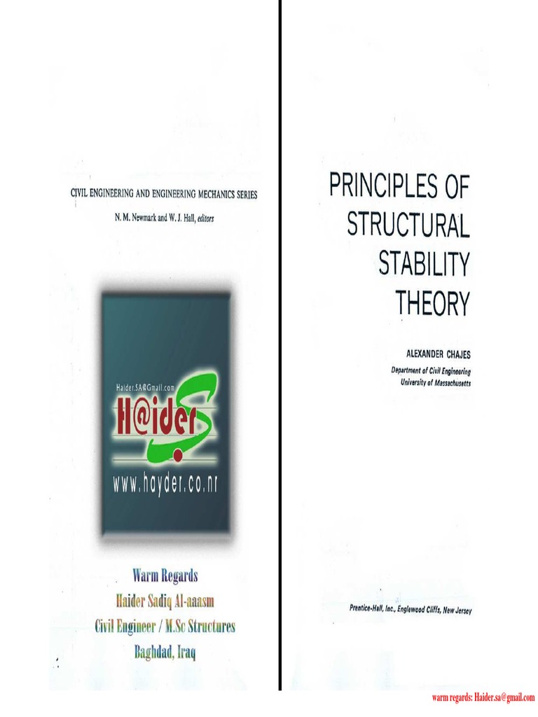 Alexander Chajes -Principles of Structural Stability Theory(1974) | PDF